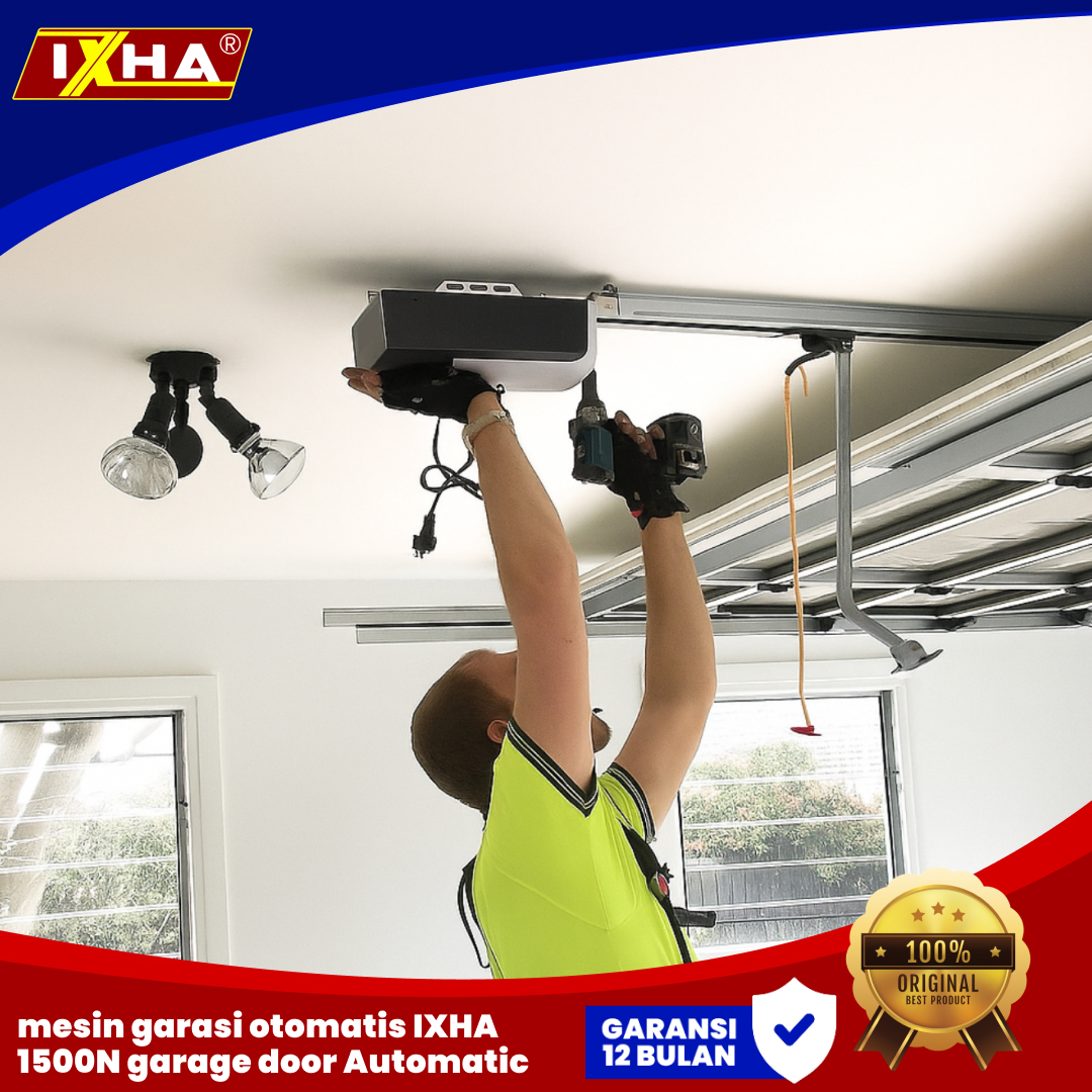 Mesin garasi IXHA 1500N otomatis garage auto door Automatic - IXHA Merk Barrier Gate , alat ...